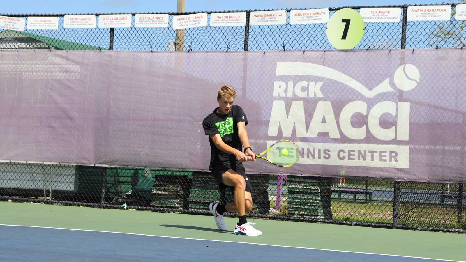 The UTR Pro Tennis Tour Arrives at the Rick Macci Academy in Boca Rato